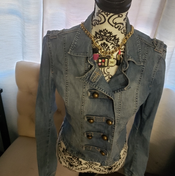Jackets & Coats | Vintage Style Denim Jacket | Poshmark